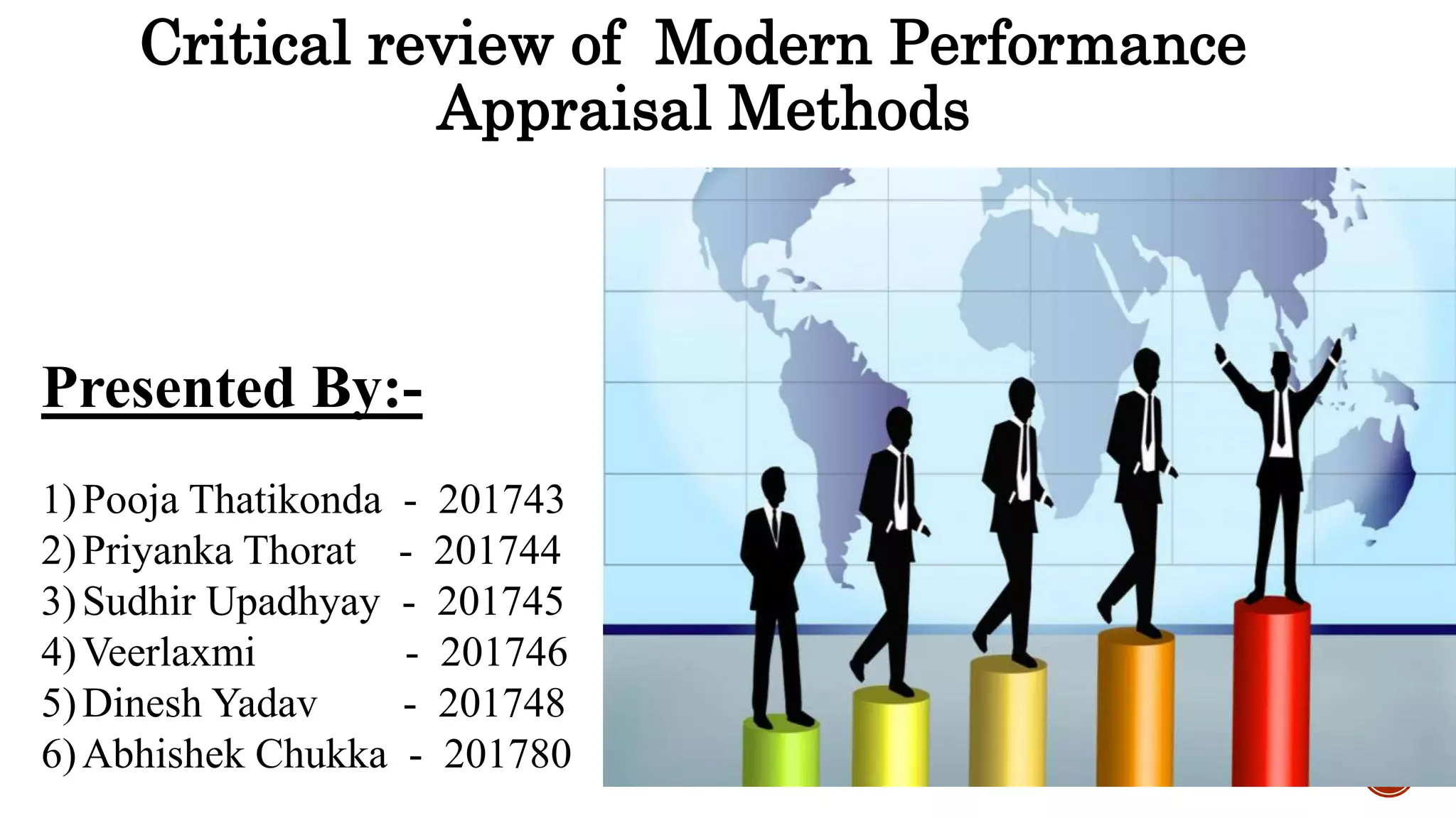 Modern Performance Appraisal Methods | PPTX