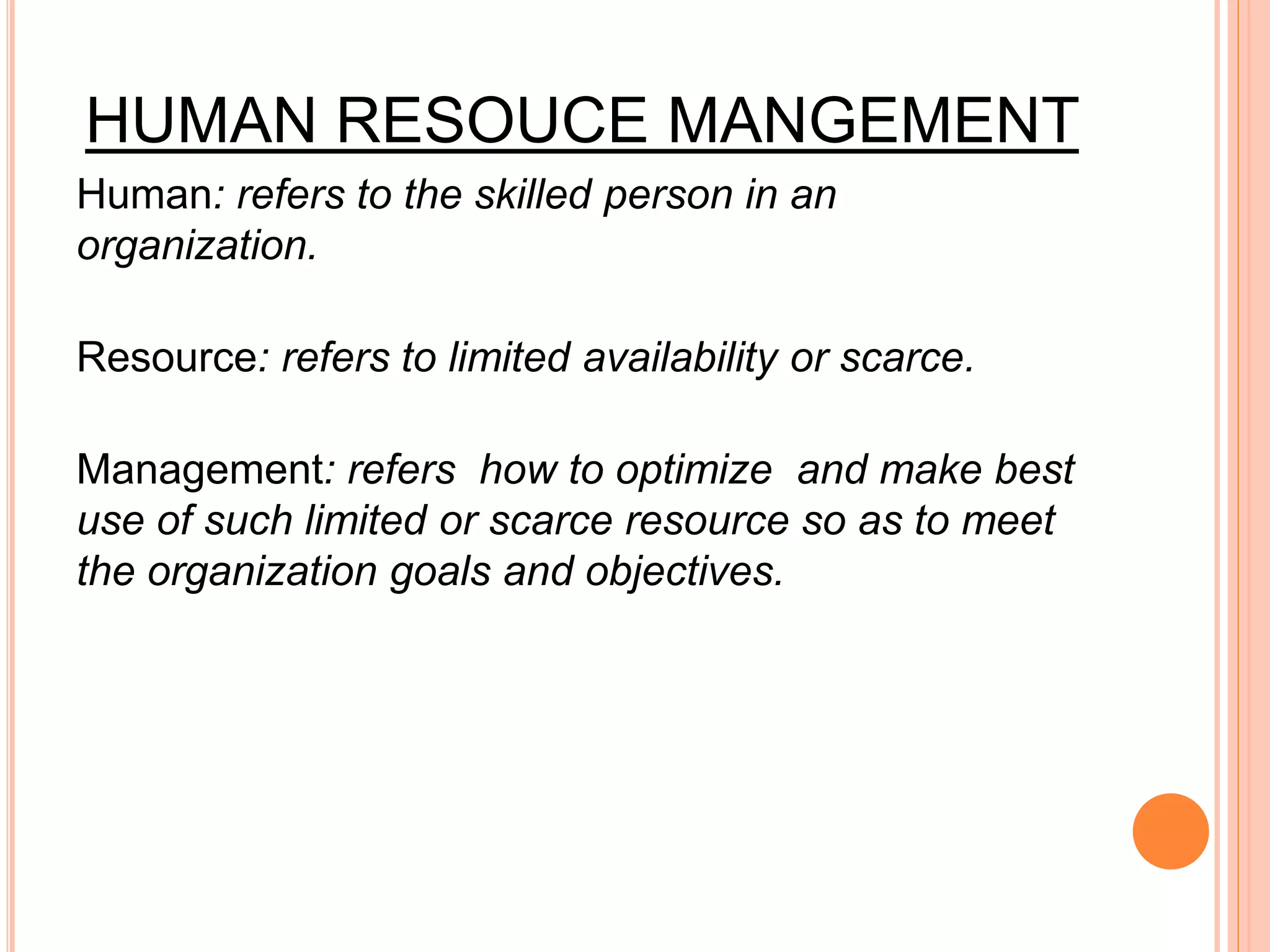 human resource management | PPTX