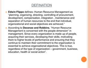 human resource management | PPT