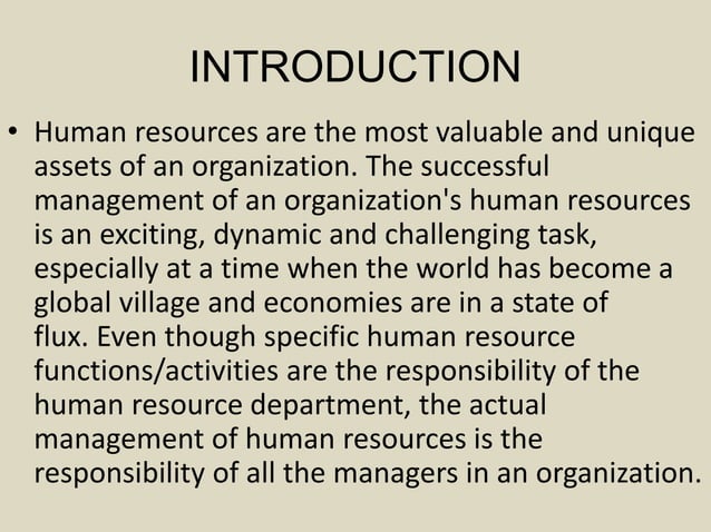 HUMAN RESOURCE MANAGEMENT PPT | PPTX HUMAN RESOURCE MANAGEMENT PPT | PPTX