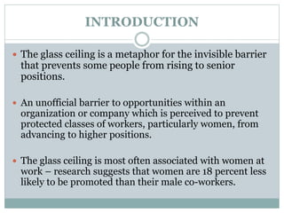 Glass Ceiling | PPT