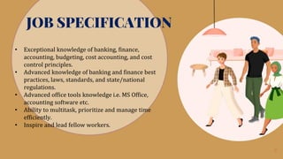 Job Description and Specification for a Branch Manager | PPTX