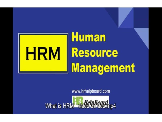 Human Resource Management | PPT