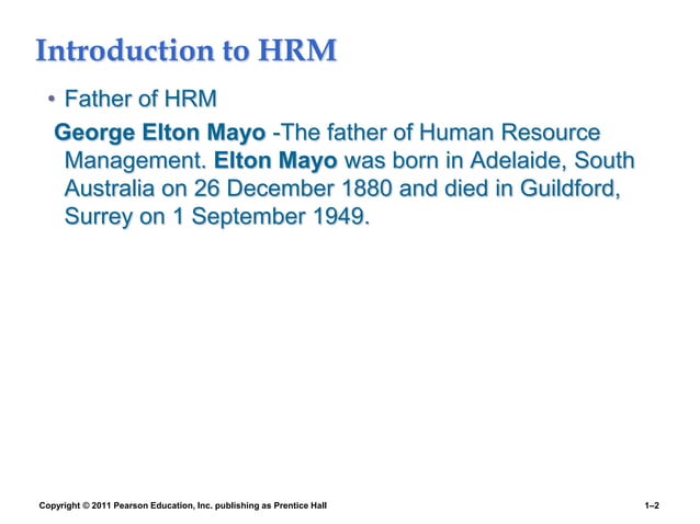 Hrm ppt ch. 01 | PPT