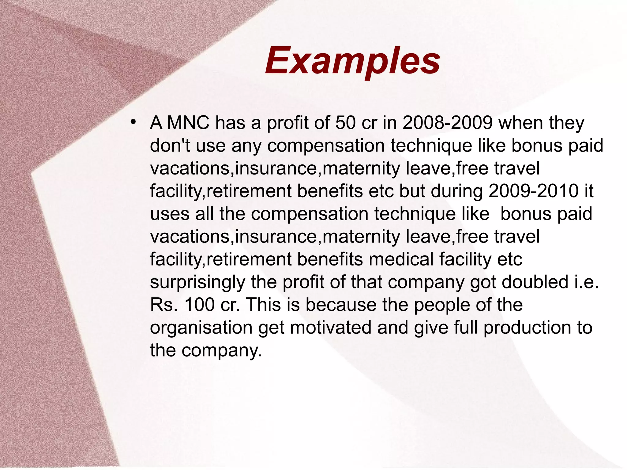 Hrm ppt compensation administration | PPT