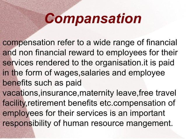 Hrm ppt compensation administration | PPT