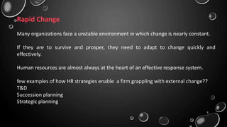 HRM in changing Environment | PPTX