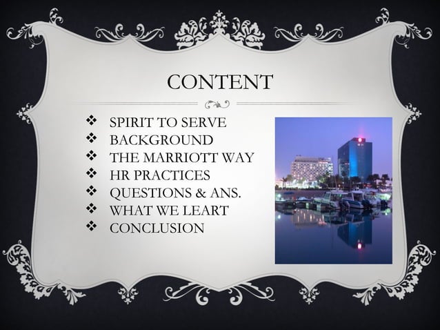 Hrm practices at marriott international | PPT