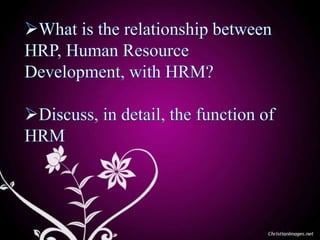 Hrm presentation | PPTX
