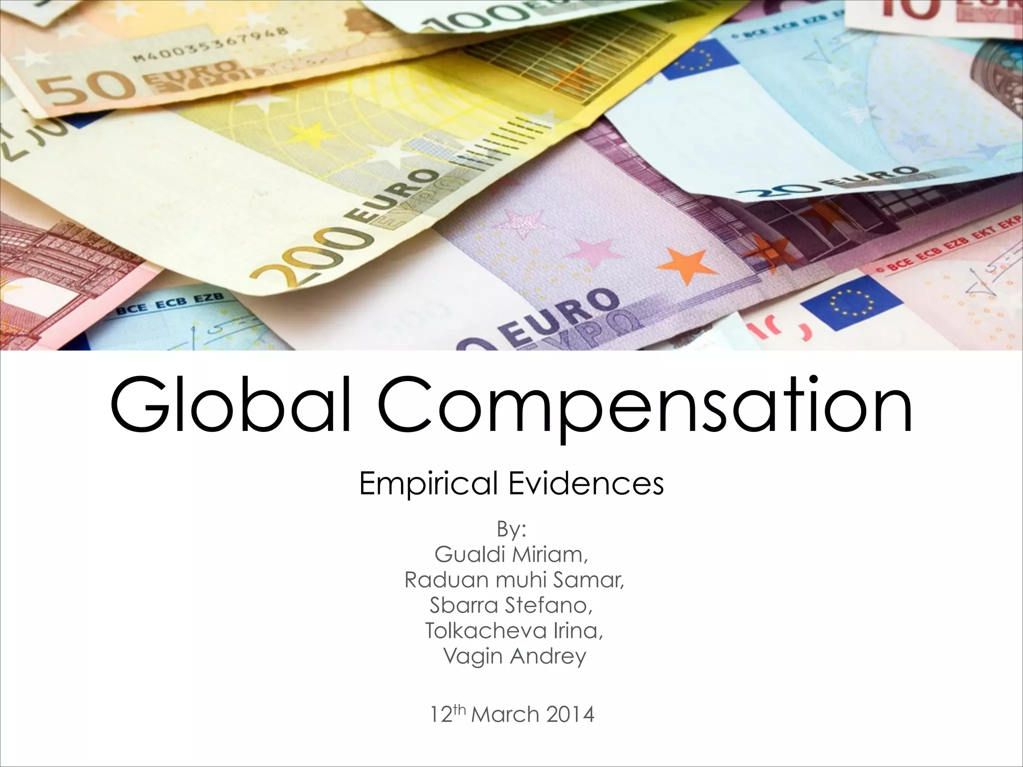 Global compensation | PDF