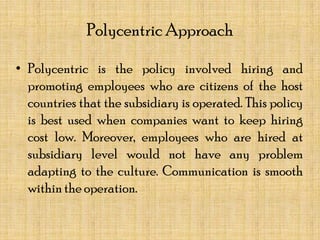 international human resource management | PPTX | Human Resources | Business