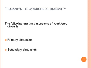 workforce diversity | PPT