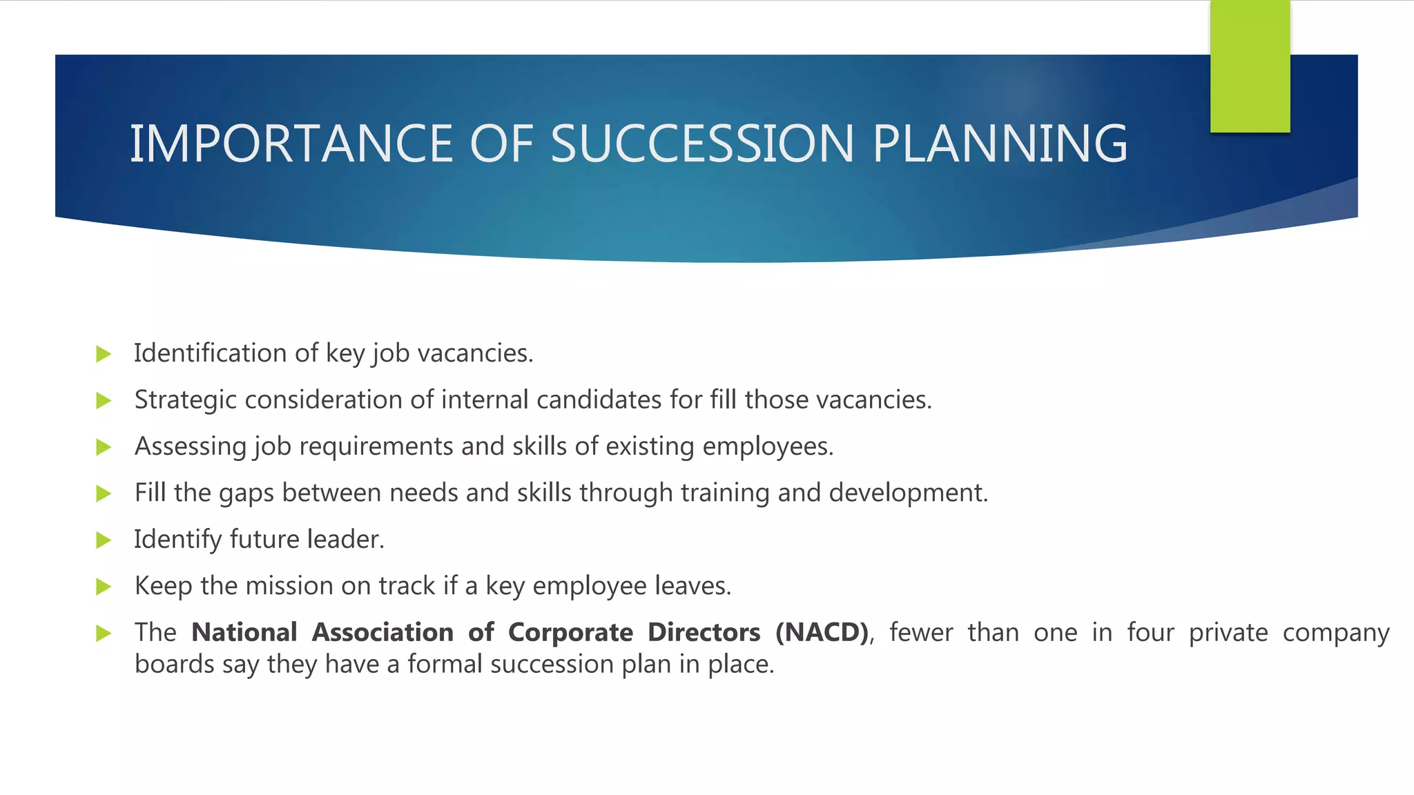 Presentation on Succession Planning | PPTX