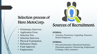 Hero MotoCorp HR presentation | PPTX