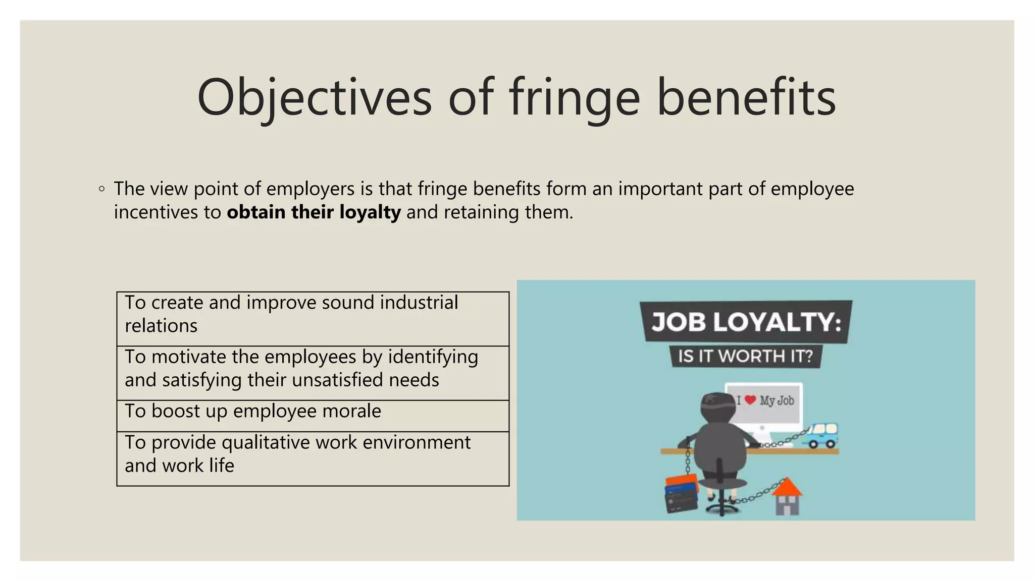 Fringe benefits | PPTX