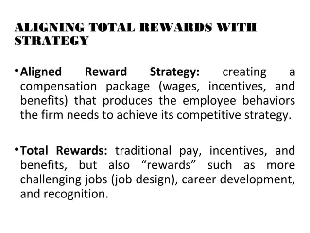 STRATEGIC PAY PLANS | PPT | Resume Writing and Advice | Job Search