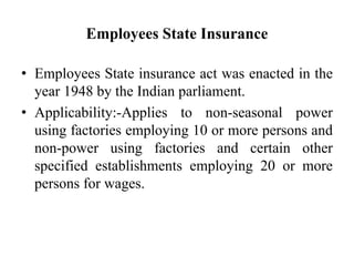 Social Security Schemes in India | PPTX