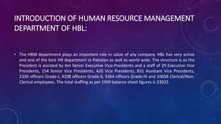 HBL, HRM Business Strategies | PPT