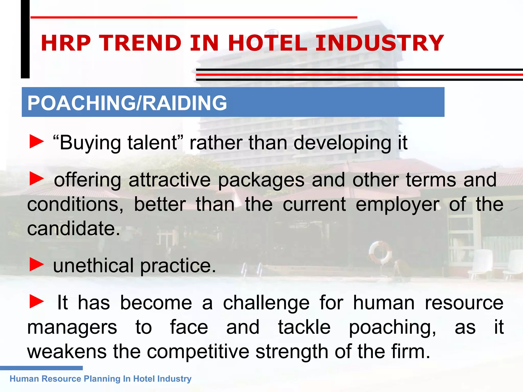 Human Resource Management in Hotel Industry | PPS