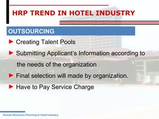 Human Resource Management in Hotel Industry | PPS
