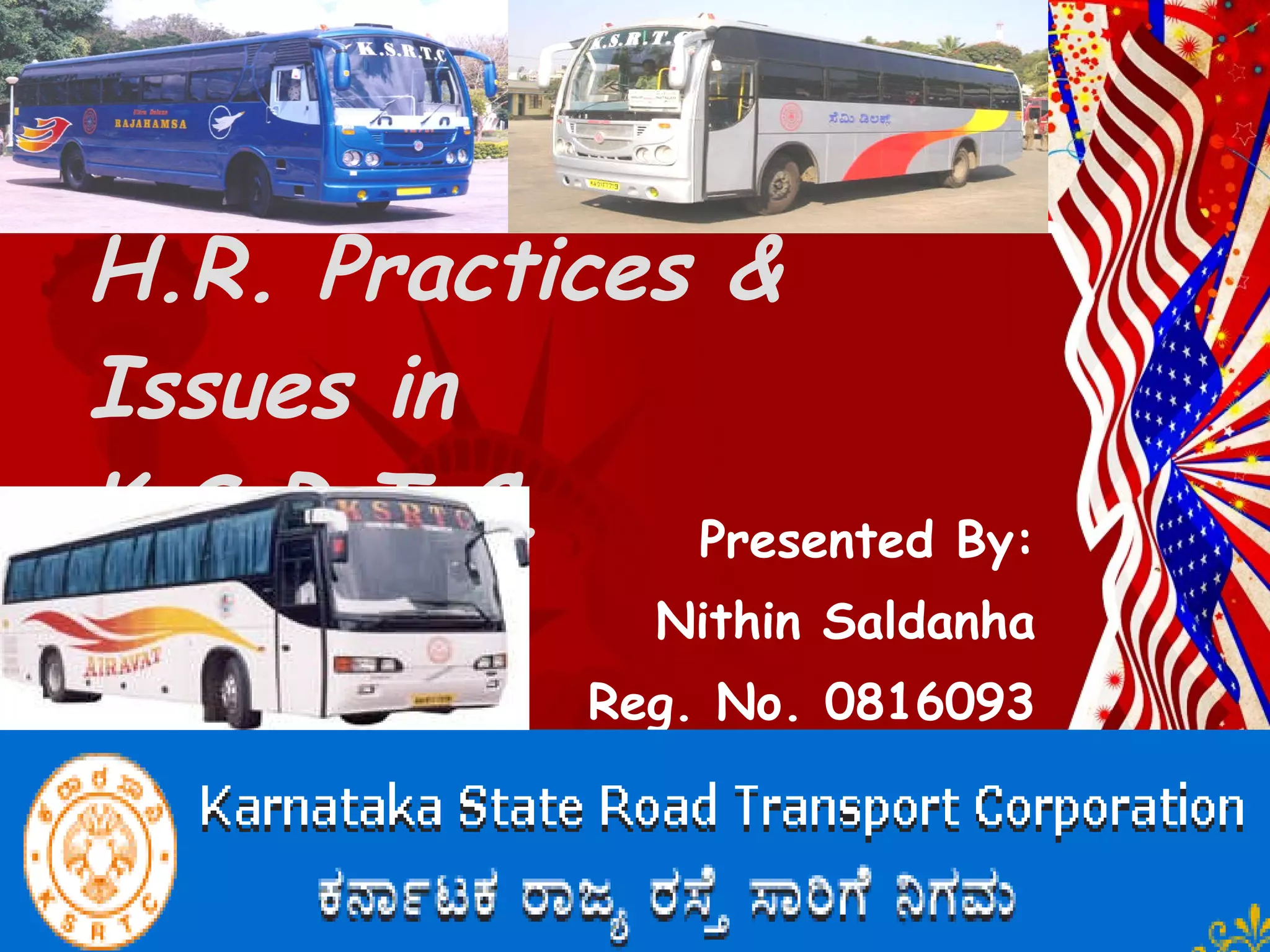 Hrm Presentation On Ksrtc | PPT