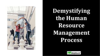 What is Human Resource Management Process | PPTX