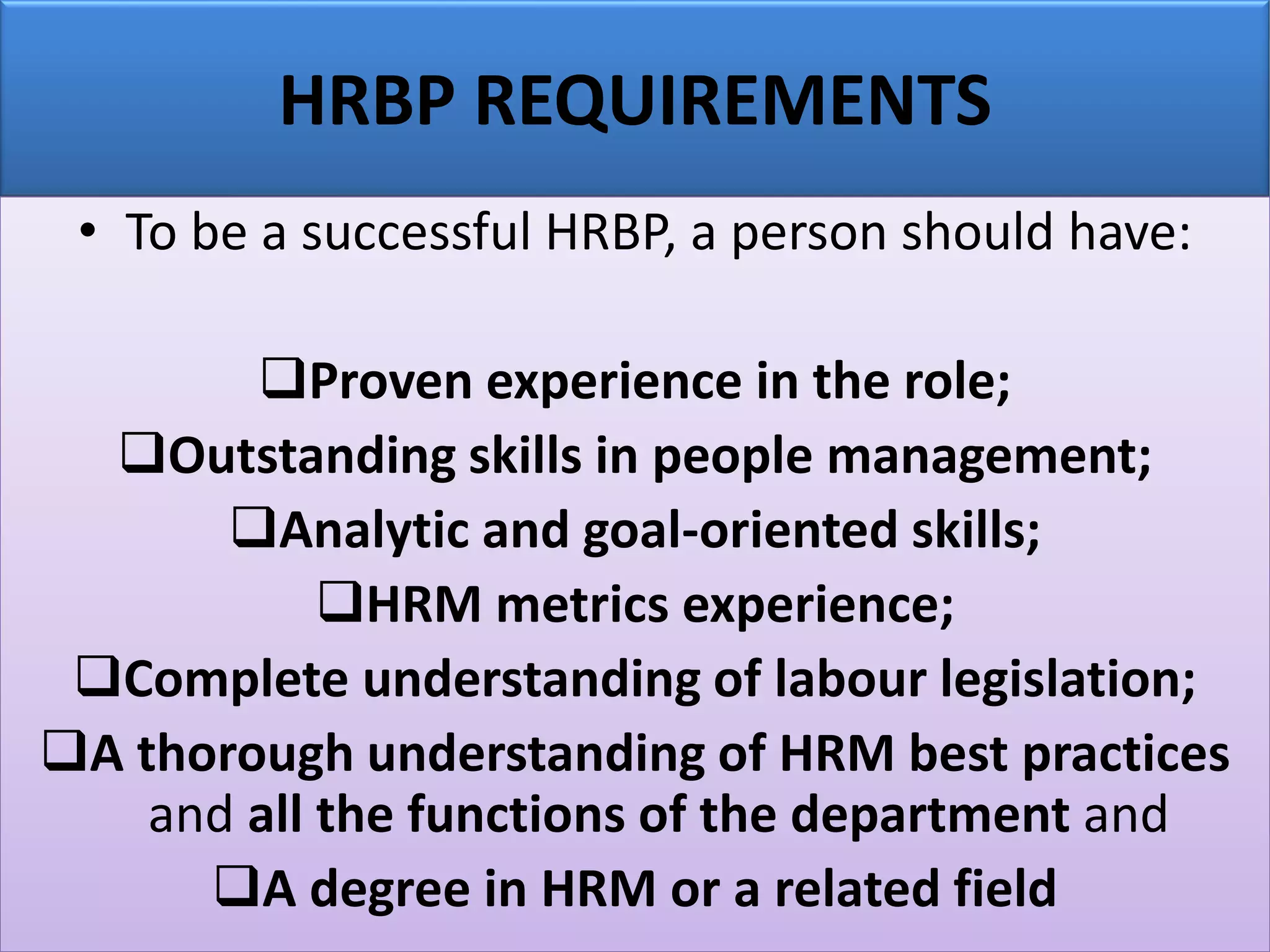 Human Resources Management (HRM) Value Chain Processes, Organizational ...