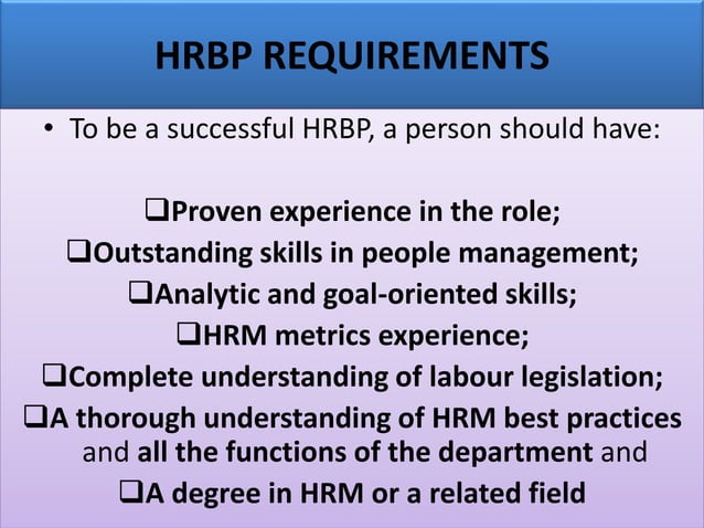 Human Resources Management (HRM) Value Chain Processes, Organizational ...