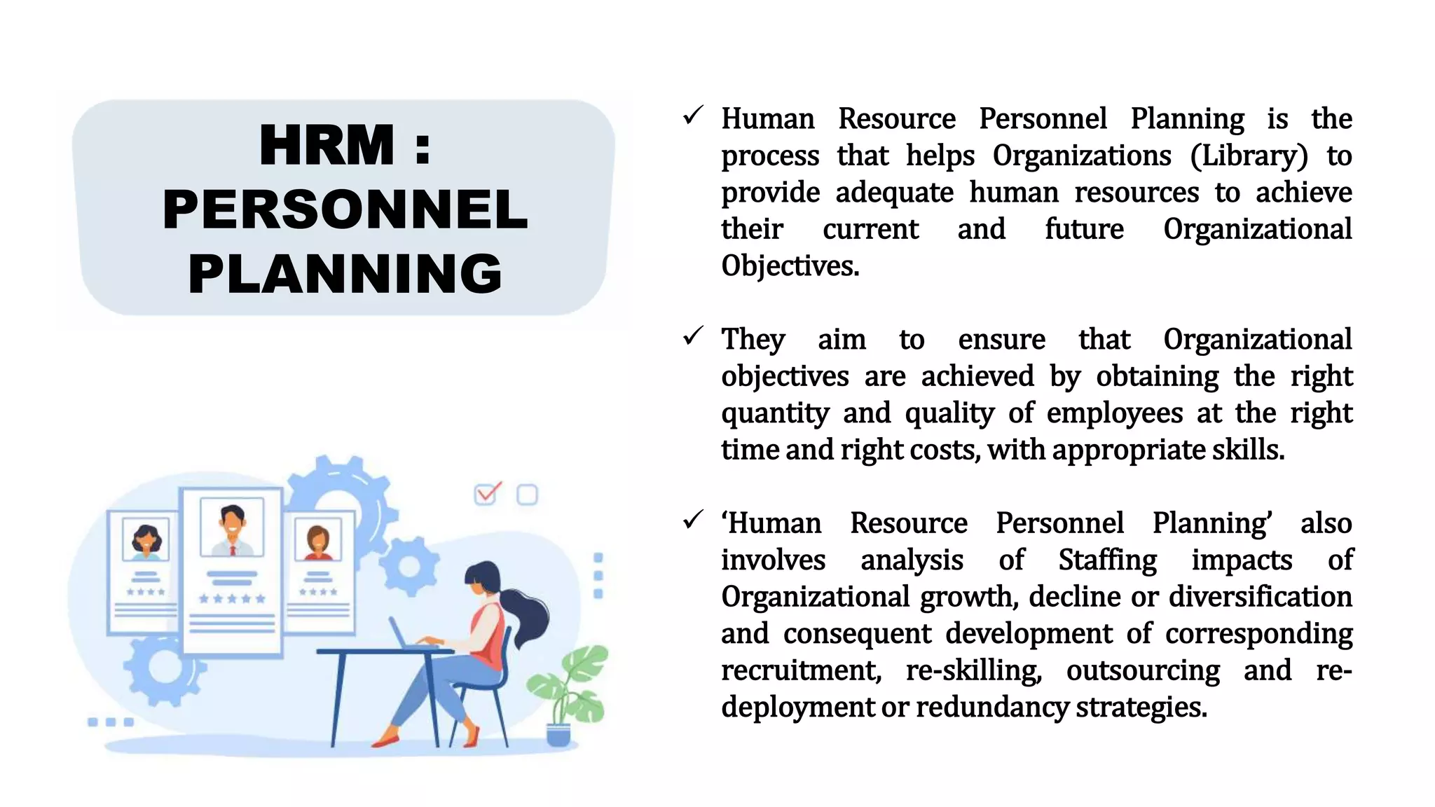 HRM Process : Personnel planning | PPT
