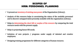 HRM Process : Personnel planning | PPT