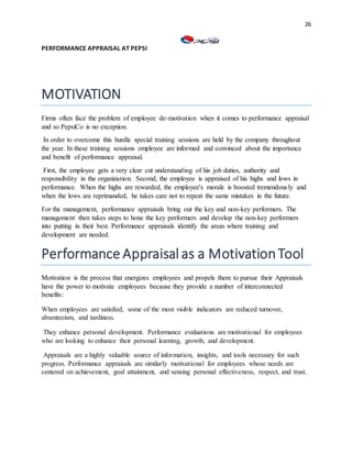 PEPSI PROJECT HRM | DOCX