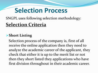 SNGPL(Sui Northern Gas Pipeline Limited) | PPTX