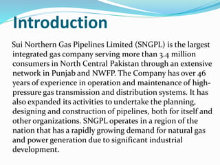 SNGPL(Sui Northern Gas Pipeline Limited) | PPTX