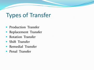 Hrm promotion & transfer | PPTX