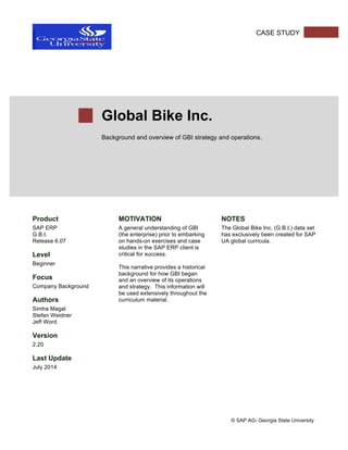 GBI Strategy & Operations Overview | PDF