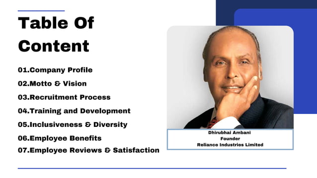 HR Policies - Reliance Industries Ltd | PDF