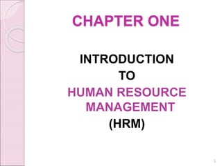 HRM RV Chapter I & 2.ppt