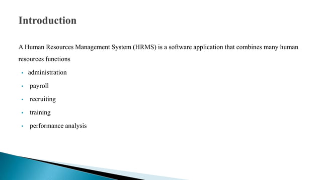 Human Resource Management System | PPT