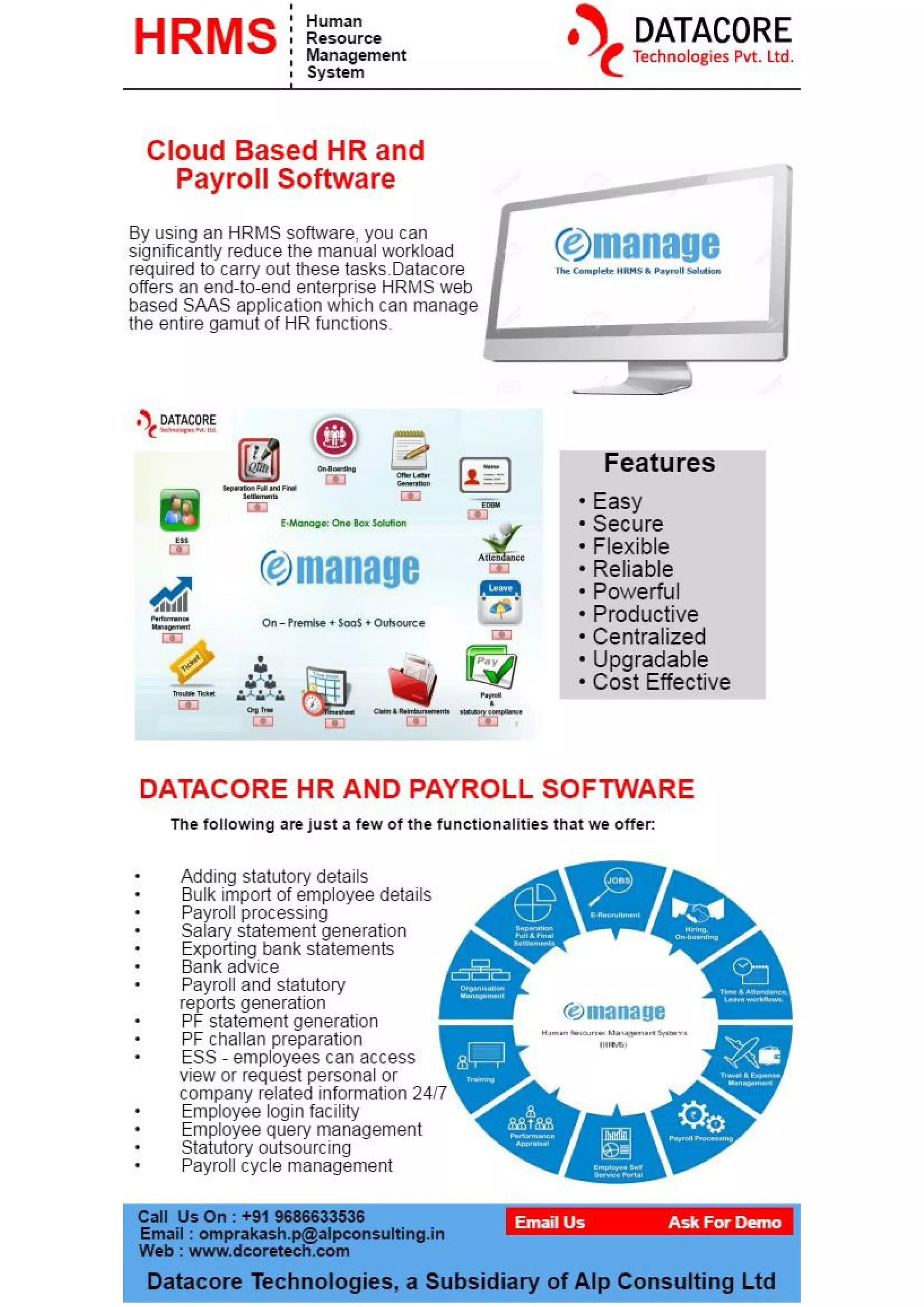HRMS and Payroll Software | PDF