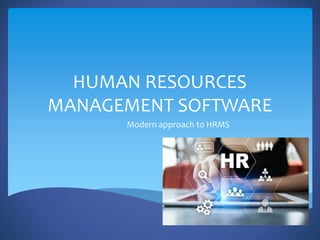 Human Resources Management Software | PPTX