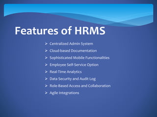 Human Resources Management Software | PPTX