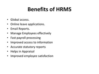 Hrms presentation-hareesh | PPTX