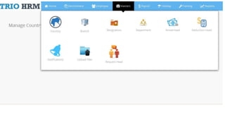 Trio HRMS a complete Human Resource Management System | PPT