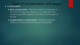 Wage and salary Administration | PPTX