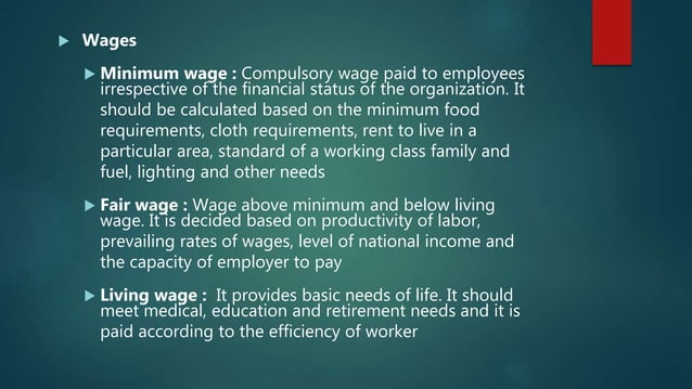 Wage and salary Administration | PPTX