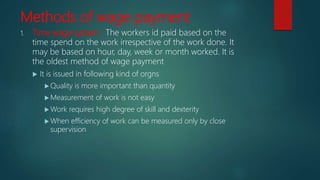 Wage and salary Administration | PPTX