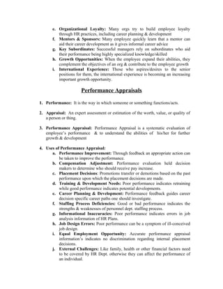 Hrm short notes | DOC | Resume Writing and Advice | Job Search