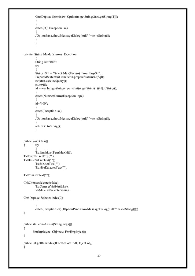 Hrms industrial training report | PDF