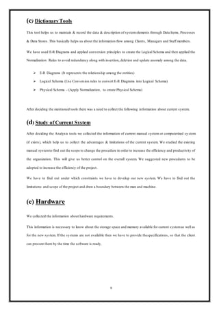 Hrms industrial training report | PDF