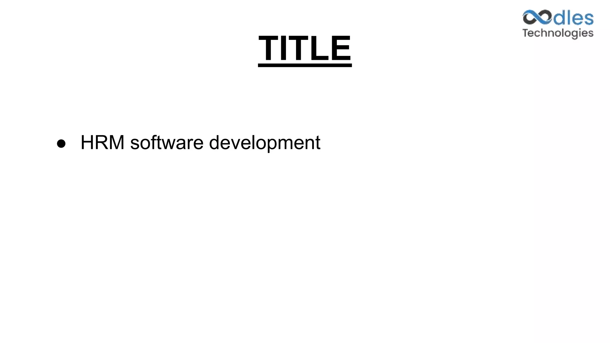 HRM software development | PPT